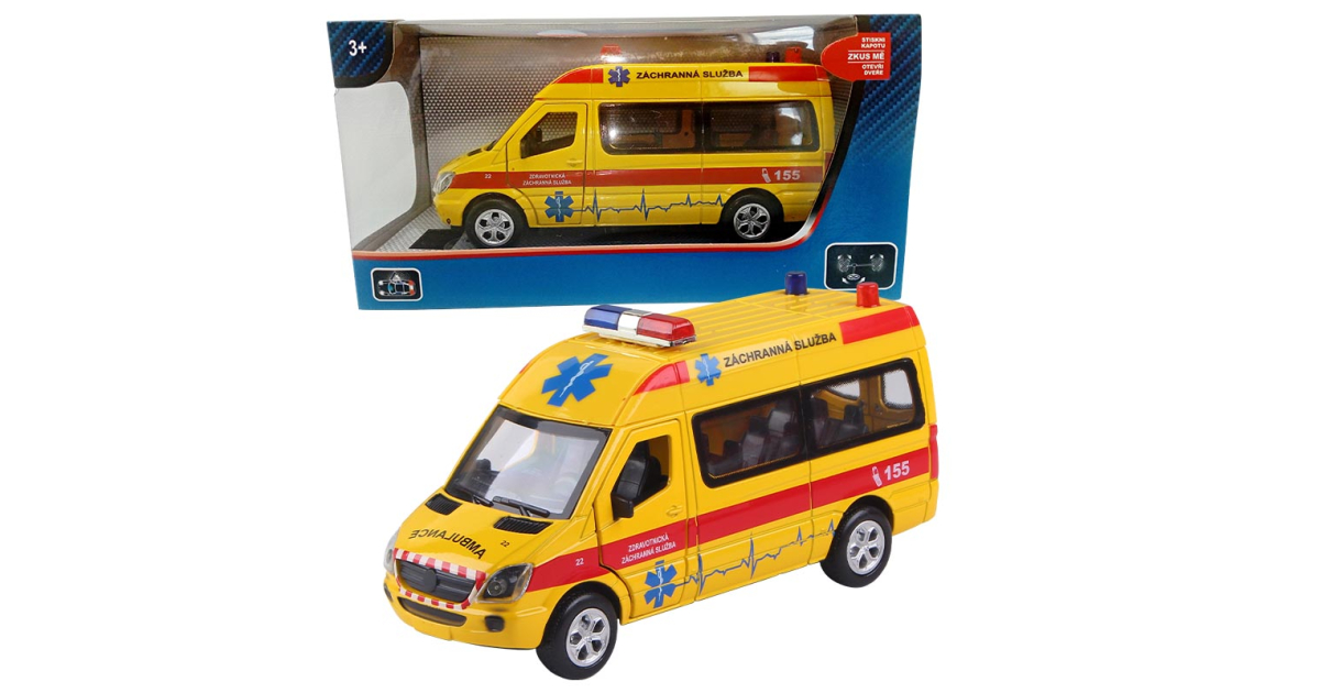 Záchranáři 1:32 Ambulance ZZS Mercedes-Benz | Sparkys